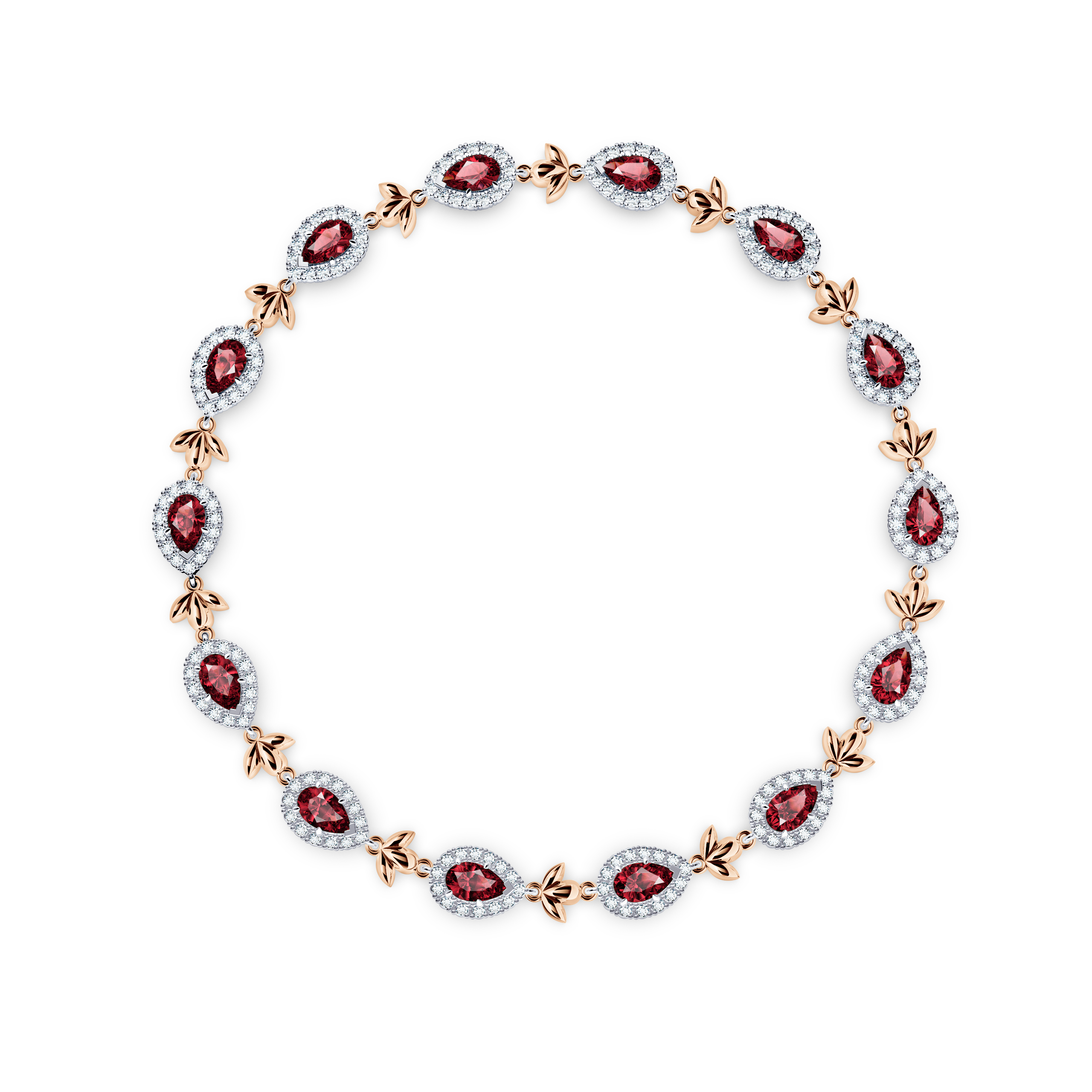 Womens Ruby Garland Bracelet | Rose Gold – BROWNS