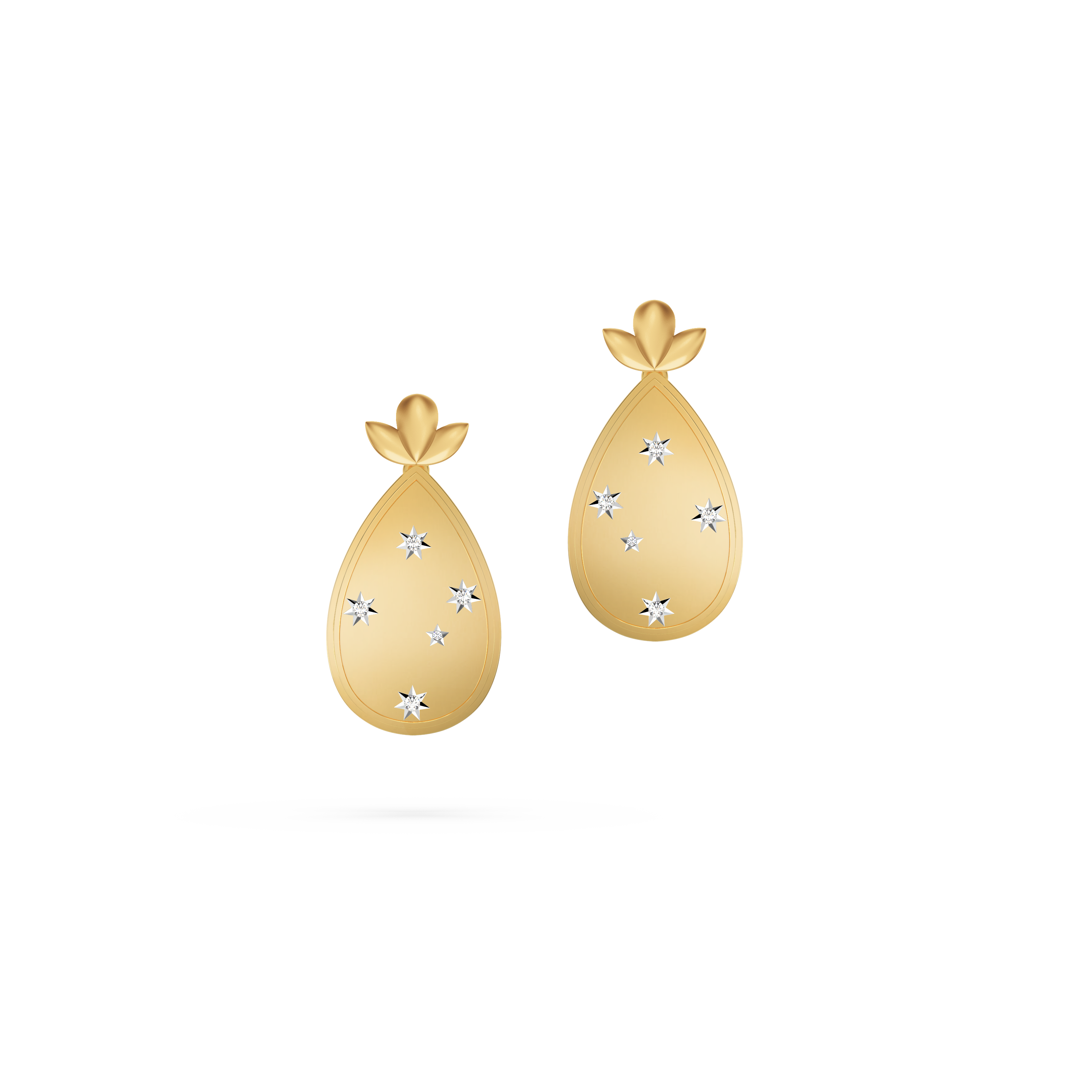 Womens Southern Cross Diamond Earrings | Yellow Gold – BROWNS