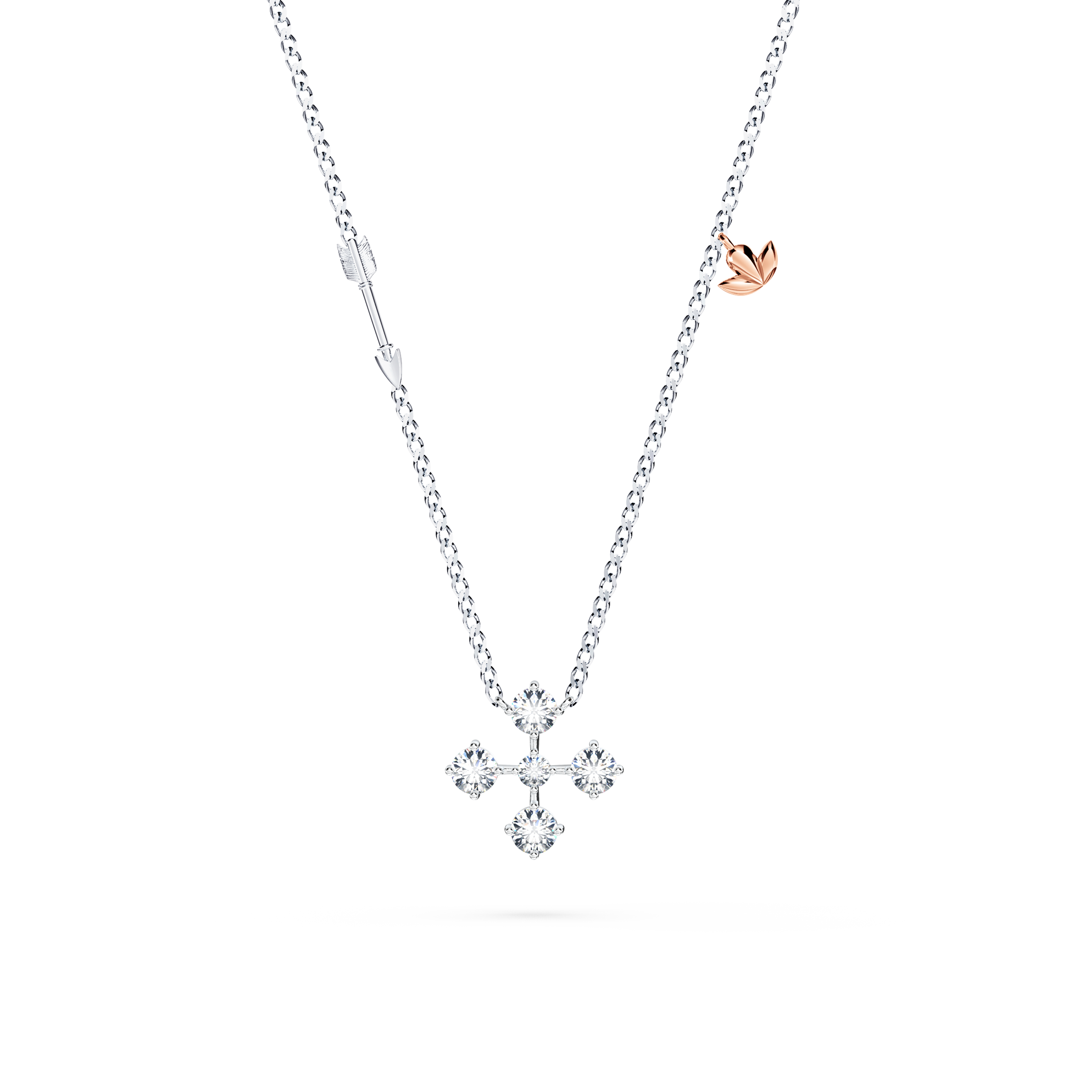 Womens Southern Cross Diamond Necklace - Medium | White Gold – BROWNS